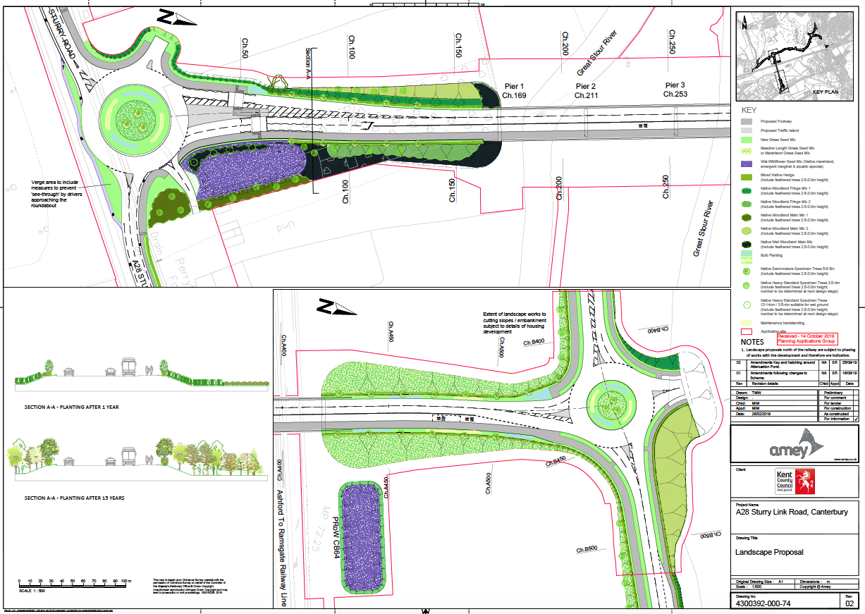 Proposals for Sturry/Broad Oak development (1,100 homes)