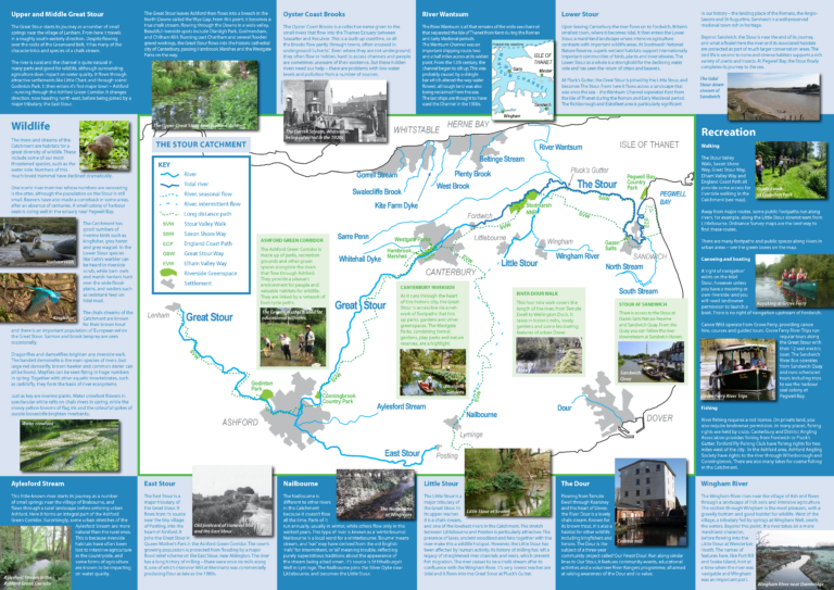 A leaflet about The Stour